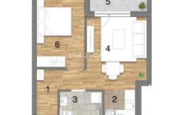 NOV, MODERAN STAN NA TELEPU – 38.71 m², 2.0, PRVI SPRAT