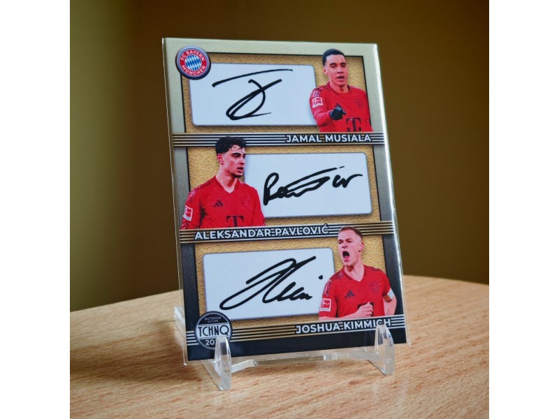 MUSIALA, PAVLOVIC & KIMMICH Triple auto - Tchnq 2025