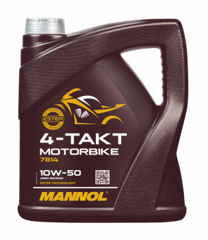 Ulje za motocikle Mannol 4-TAKT MOTORBIKE 10W50 4L