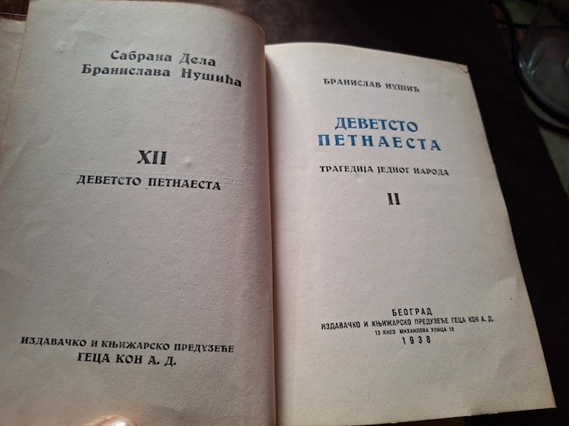 Branislav Nušić - Devetsto petnaesta II