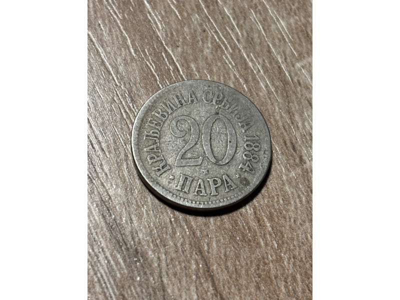 20 para 1884