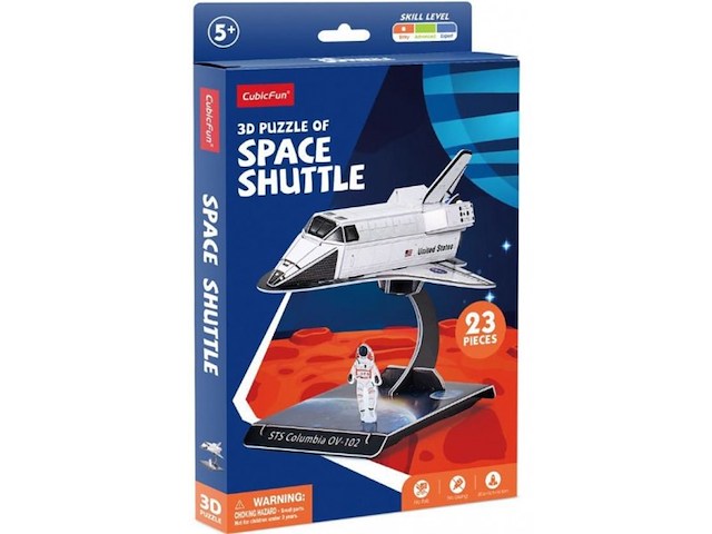 3D Puzzle Space Shuttle 23 pcs