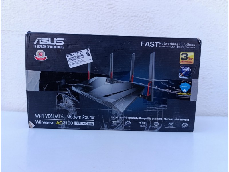 Asus Dsl-ac88u Ac3100 Dual-band Gigabit Wi-fi ruter
