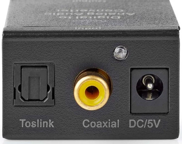 ACON2510BK, Digital Audio Converter, 1-way, Audio, video, 1x Digital RCA,1x TosLink,output:1x 2xRCA