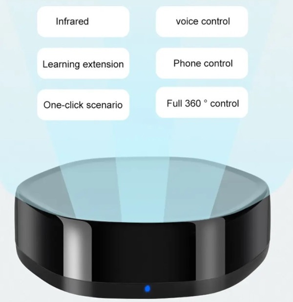 ZIGBEE-GATEWAY-GW008 Gembird Tuya Zigbee Smart Gateway hub 3in1 multimodalni IR daljinski Glasovna