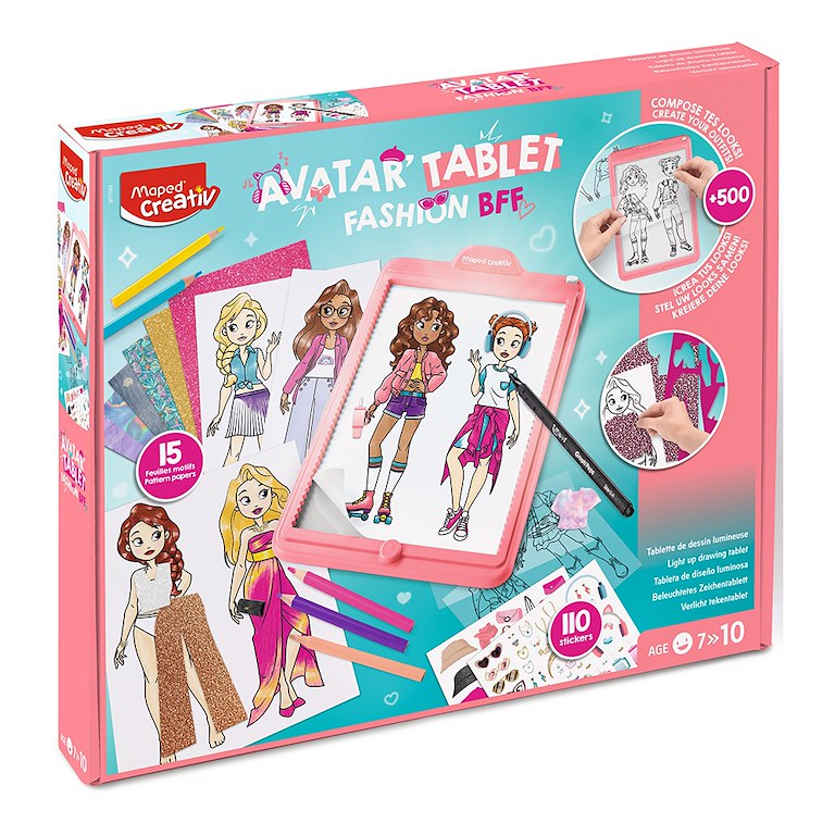 MAPED CREATIV SET FASHION AVATAR TABLET