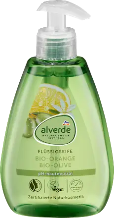 alverde NATURKOSMETIK
Tečni sapun - maslina i pomorandža, 300 ml