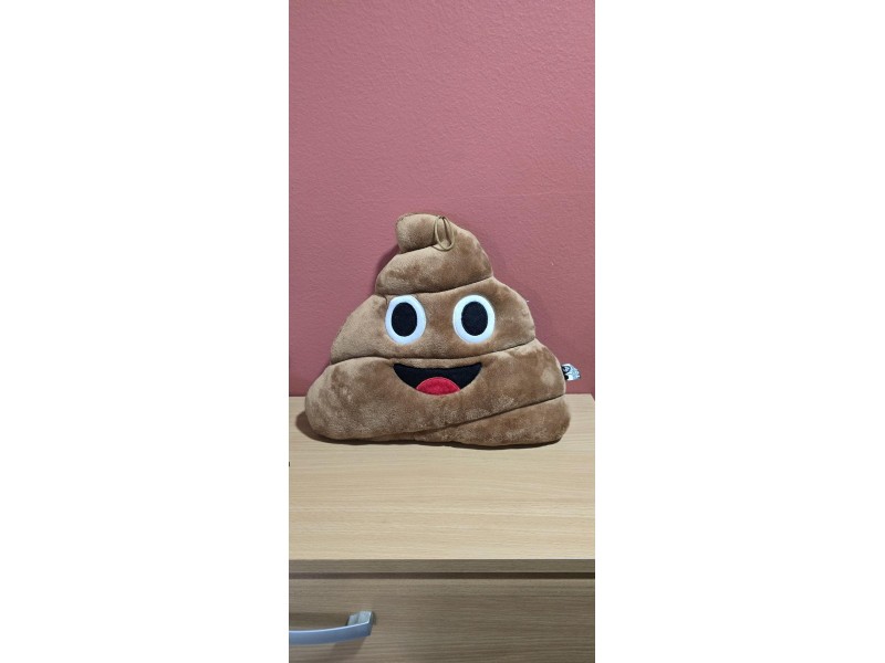 Plush Poop Emoji - emotikon ( igračka - jastuk )
