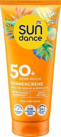 SUNDANCE
Krema za zaštitu od sunca sa veoma visokim faktorom zaštite, SPF50+, 100 ml
