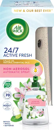 AIR WICK
ACTIVE FRESH 24/7 automatski difuzer - buket jasmina, 1 kom