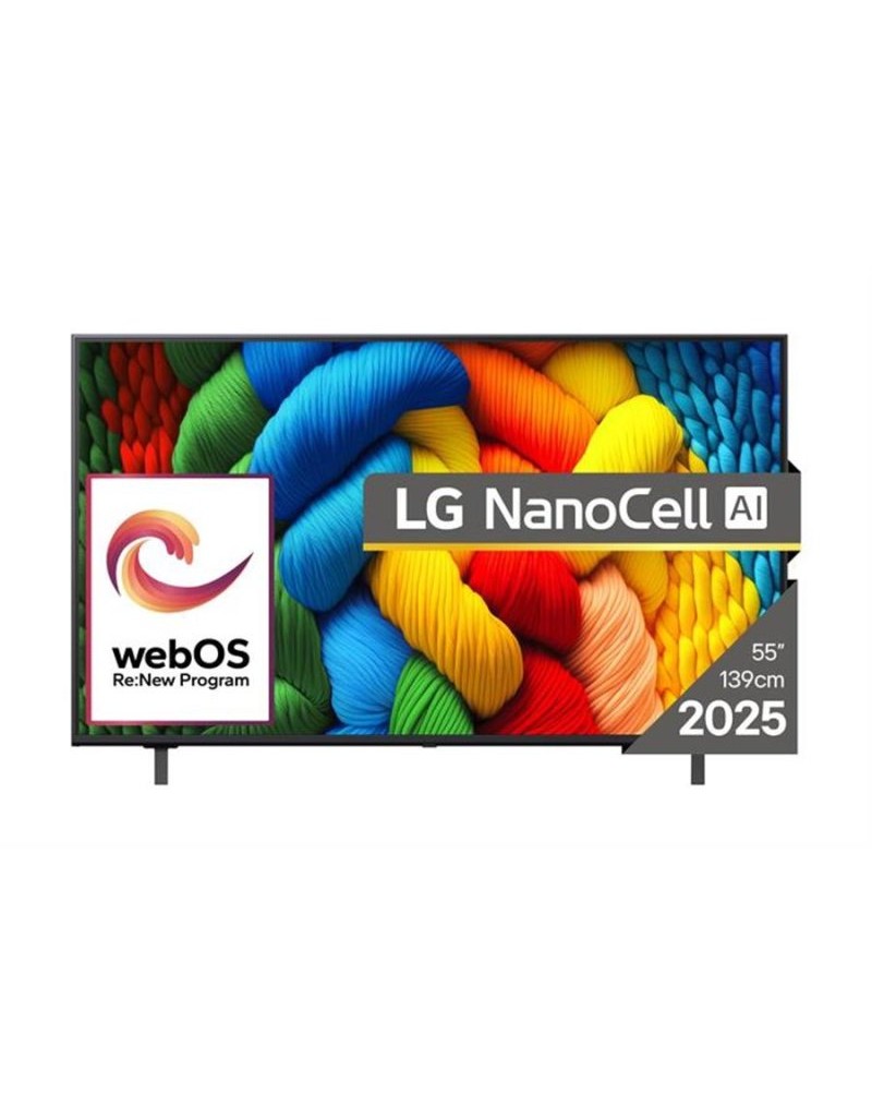 LG 55NANO80A3B NanoCell 55" 4K Ultra HD smart webOS 25 crna