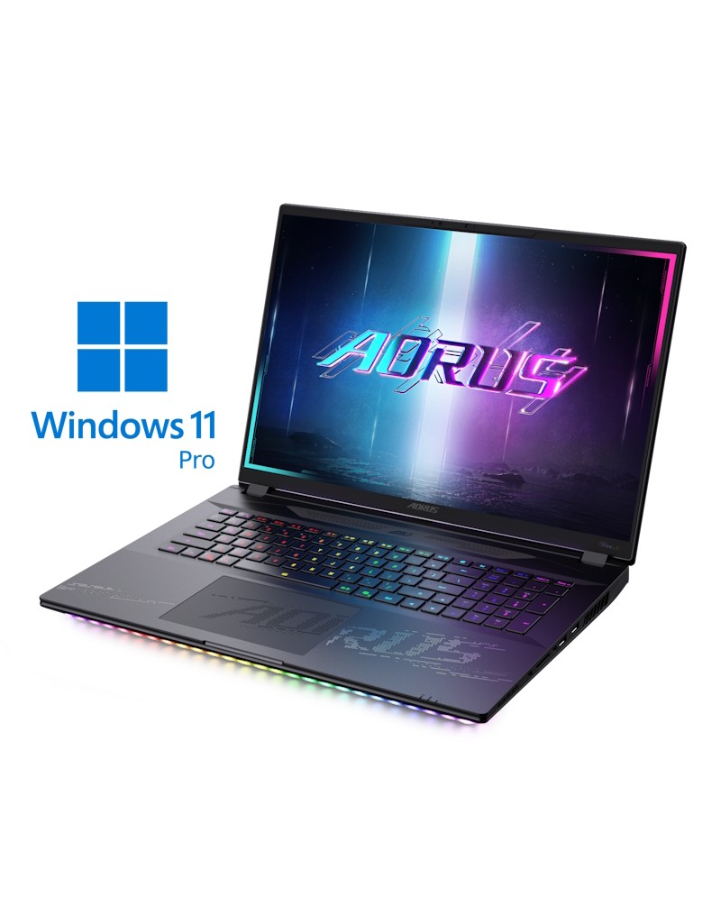 GIGABYTE AORUS MASTER 18 BYH 18" QHD+ 240Hz 1200nits Core Ultra 9 275HX 64GB 2TB SSD GeForce RTX 5080 16GB RGB Backlit Win11Pro