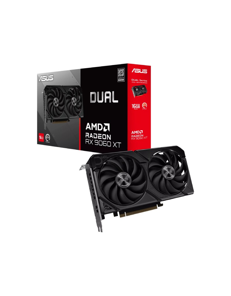 ASUS AMD Radeon RX 9060 XT 16GB 128bit DUAL-RX9060XT-16G