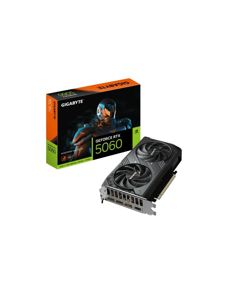 GIGABYTE nVidia GeForce RTX 5060 WINDFORCE MAX 8GB 128bit GV-N5060WF2MAX OC-8GD rev. 1.0 graficka karta
