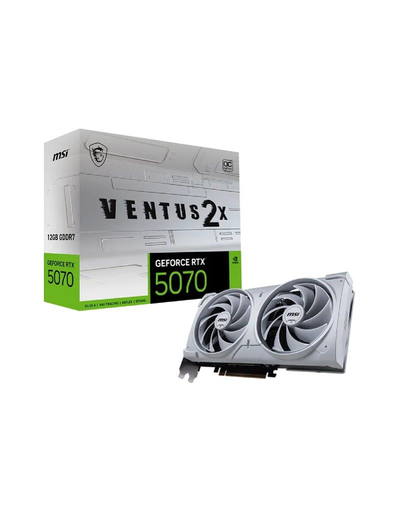 MSI GeForce RTX 5070 12G VENTUS 2X OC WHITE graficka karta