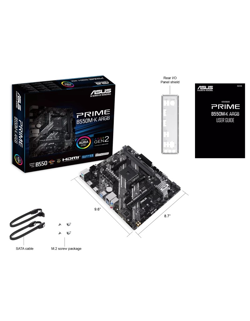 ASUS PRIME B550M-K ARGB maticna ploca
