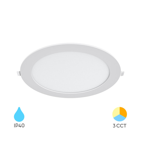 BRY-SMD-CRP-18W-RND-8INC-WHT-3IN1-LED PANEL