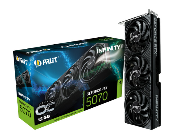 PALIT nVidia GeForce RTX 5070 12GB 192bit RTX5070 Infinity 3 OC 12GB grafička karta(VGA03127)