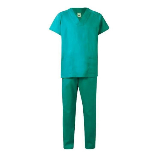 WURAI, SET MEDICINSKA BLUZA I PANTALONE ,80% POLIESTER - 20% PAMUK , 180 GR,BASIC, ZELENA,M