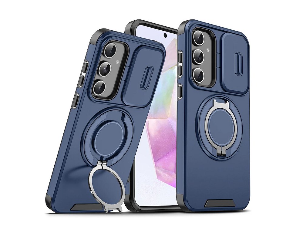 Futrola CamShield Ring stand - Samsung A376 Galaxy A37 5G plava