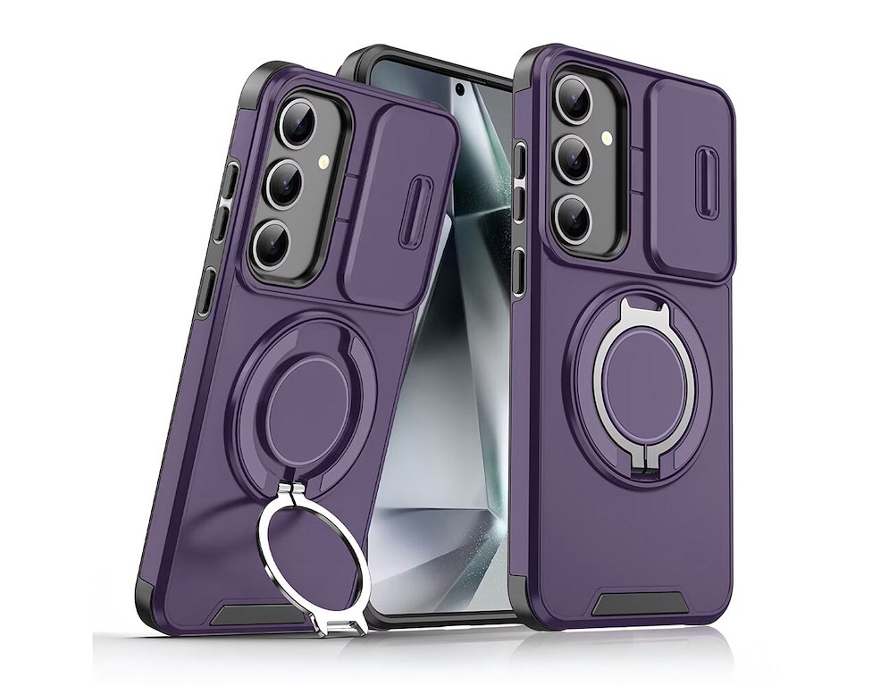 Futrola CamShield Ring stand - Samsung S941 Galaxy S26 ljubicasta