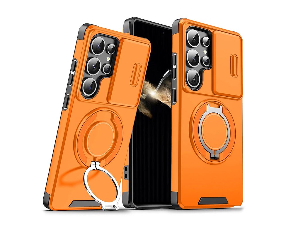 Futrola CamShield Ring stand - Samsung S948 Galaxy S26 Ultra narandzasta