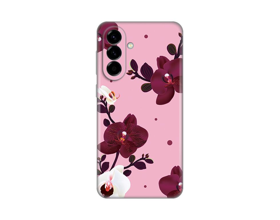Silikonska futrola PRINT Skin - Samsung A576 Galaxy A57 5G Pink Orchid