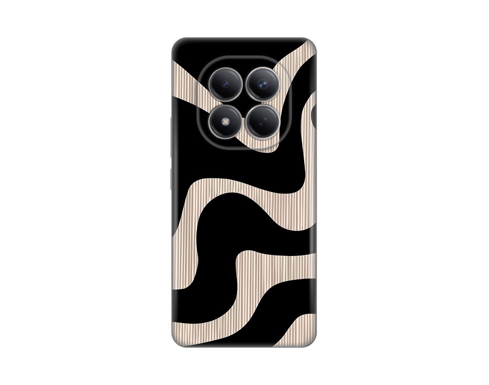 Silikonska futrola PRINT Skin - Xiaomi Redmi Note 15 Pro 4G black (crni) Flow