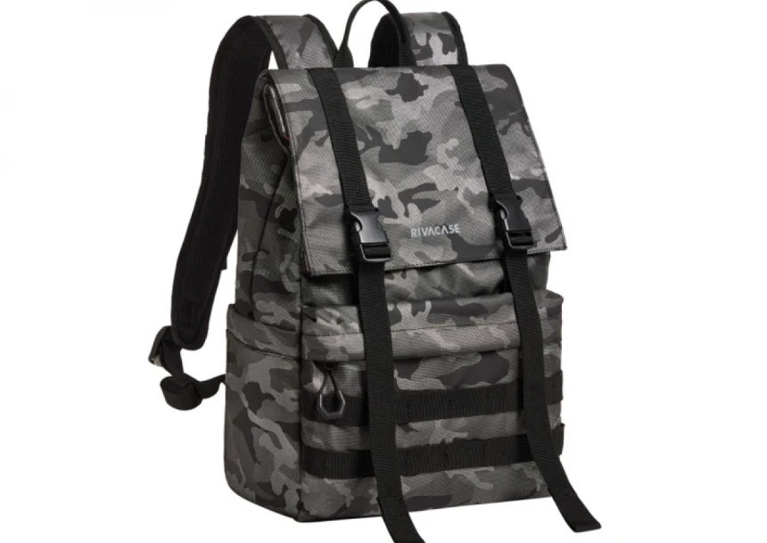 Torba za Laptop 15.6 Rivacase Sherwood Roltop 7621/siva camo