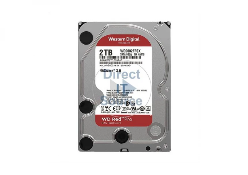 HDD WD 2TB WD2002FFSX Red Pro