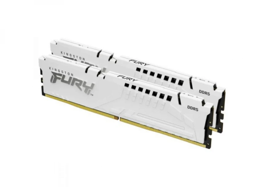 Memorija DDR5 32GB 5200MHz (2x16) Kingston Fury Beast White KF556C40BWK2-32