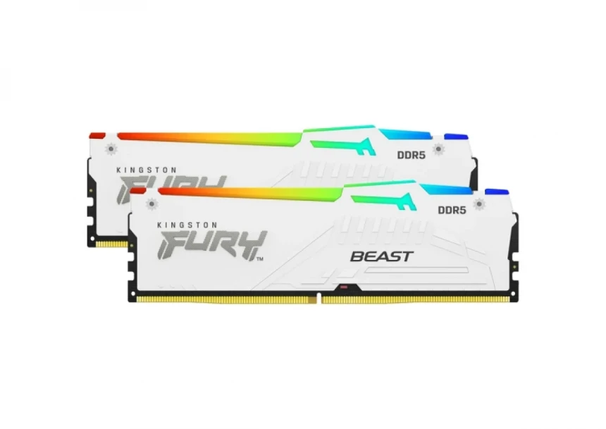 Memorija DDR5 32GB (2x16GB) 6000MHz Kingston Fury Beast RGB Expo KF560C30BWEAK2-32