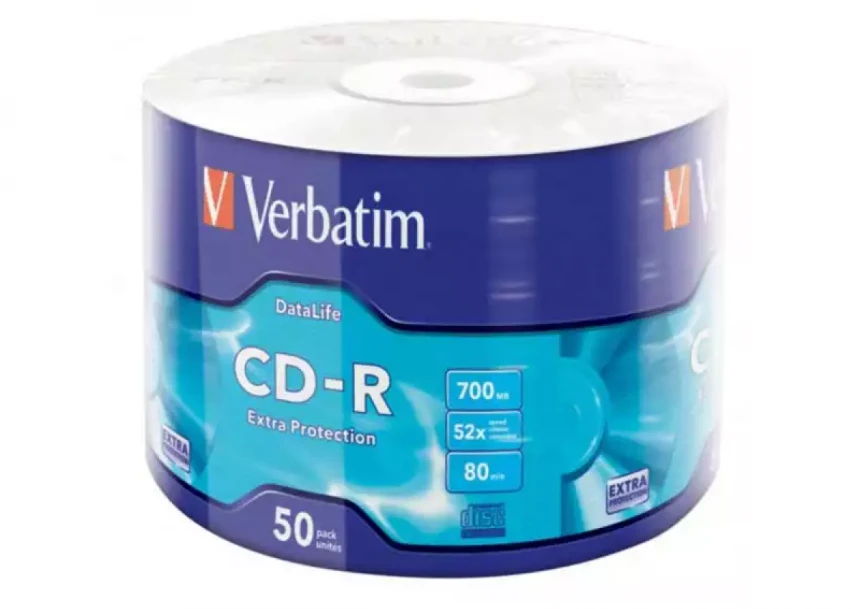 CD-R Verbatim Data Life-1/50 celofan