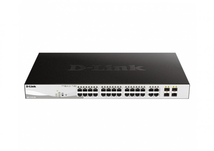 D-Link 28 Gbps Smart Managed PoE Switch 4xSFP DGS-1210-28P