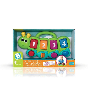 B kids Infantino edukativna igračka za bebe Light n Sound pop up buddy 22115148