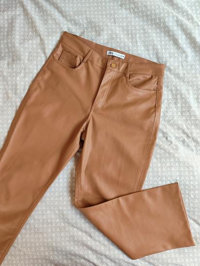 Zara kožne pantalone