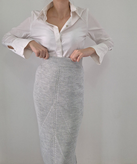 ORSAY siva duga pencil suknja (M)