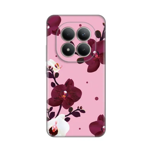 Silikonska futrola - maska print Skin za Xiaomi Redmi Note 15 Pro Plus 5G Pink Orchid
