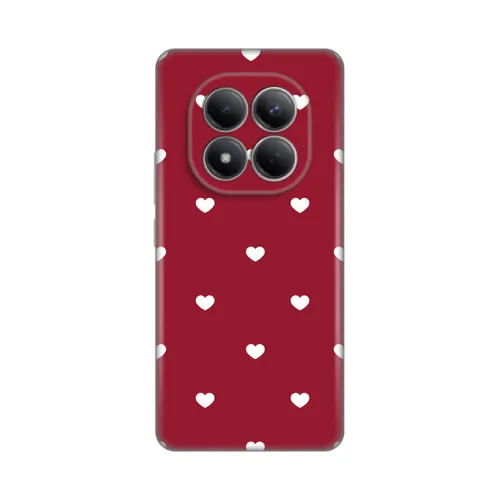 Silikonska futrola - maska print Skin za Xiaomi Redmi Note 15 Pro 4G Burgundy Hearts