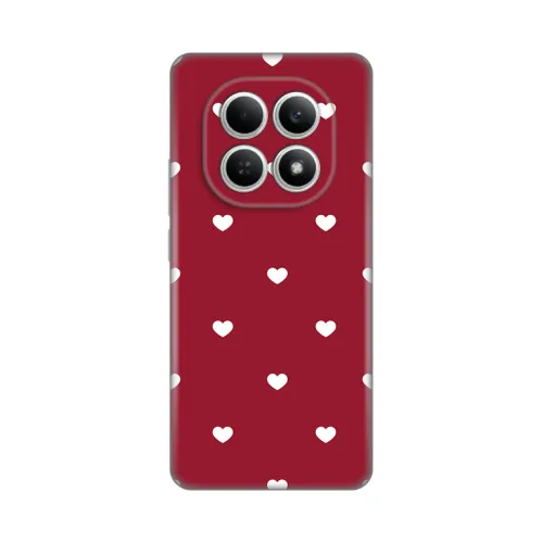 Silikonska futrola - maska print Skin za Xiaomi Redmi Note 15 4G/5G Burgundy Hearts
