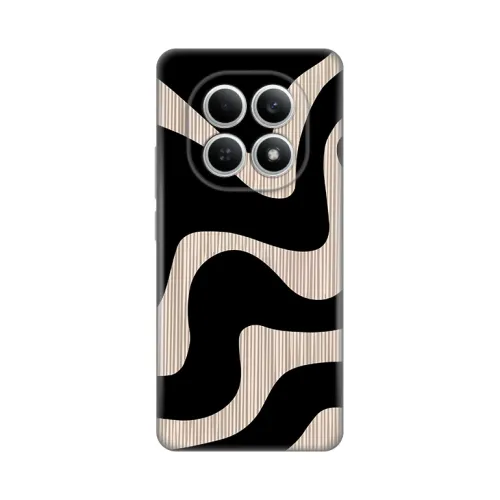 Silikonska futrola - maska print Skin za Xiaomi Redmi Note 15 4G/5G Black Flow