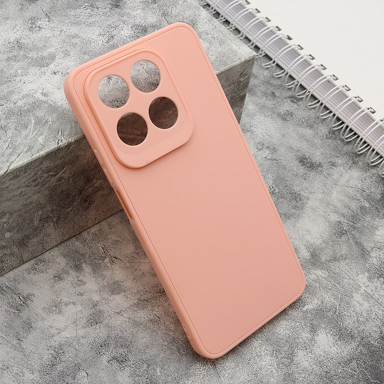 Zastitna maska (futrola) Soft 3D camera - Huawei Honor X7d/Honor Smart 400 4G roze (MS)