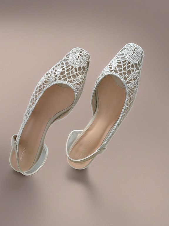 AURELIA CROCHET SLINGBACK