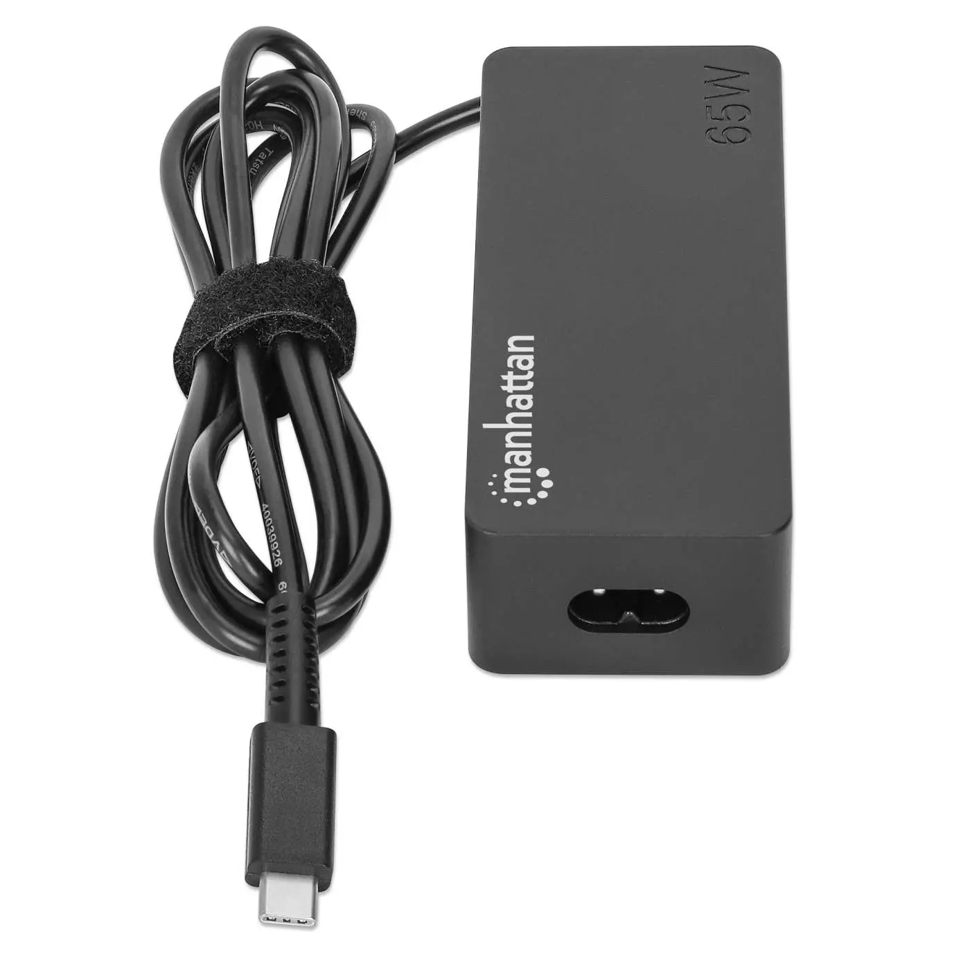 MANHATTAN Punjač za laptop USB C, 65 W, Crni
