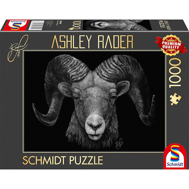 Schmidt puzzle 1000 pcs Ashley Rader Dominance, Aries, In the Sign of Fire 58540