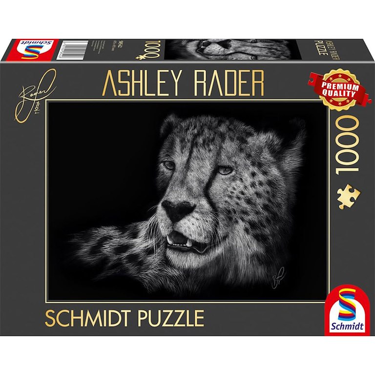 Schmidt puzzle 1000 pcs Ashley Rader Speed Cheetah In The Sign Of Grace 58542