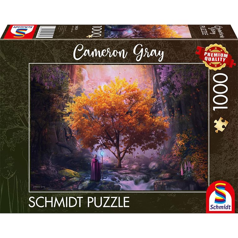 Schmidt puzzle 1000 pcs Cameron Grey Forest Magic 58523