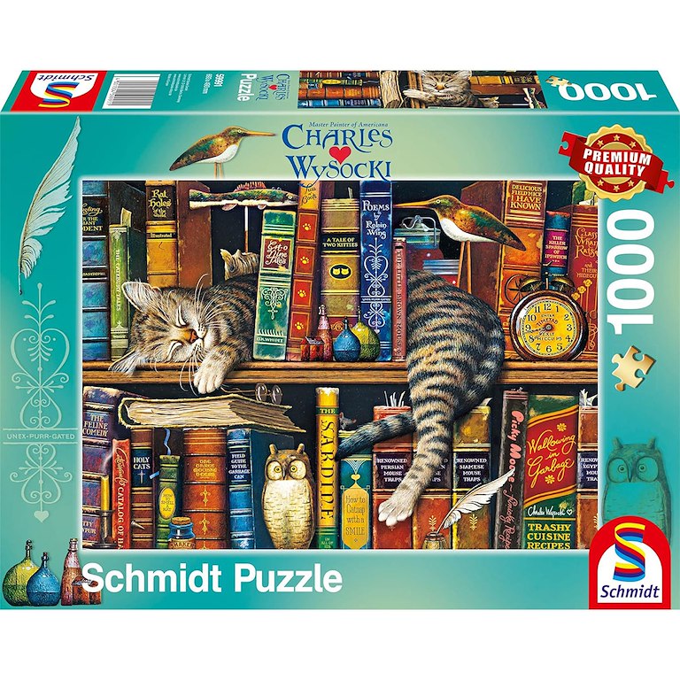 Schmidt puzzle 1000 pcs Charles Wysocki Frederick the literate 59991