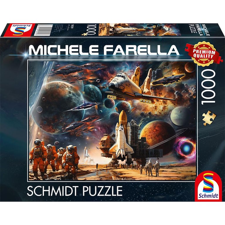 Schmidt puzzle 1000 pcs Michele Farella Fascination Space Travel in Distant Galaxies 58539