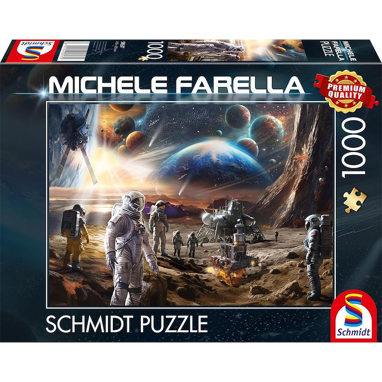 Schmidt puzzle 1000 pcs Michele Farella Infinite Worlds Space Missions 58537